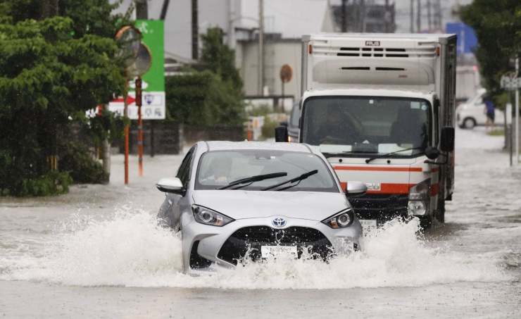 One killed as heavy rain triggers landslides in Japan